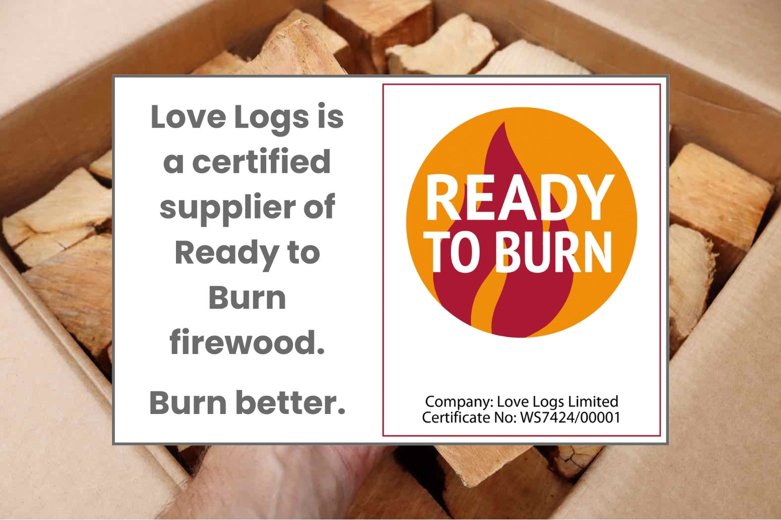 Buy British Kiln Dried Hardwood Logs | Love Logs