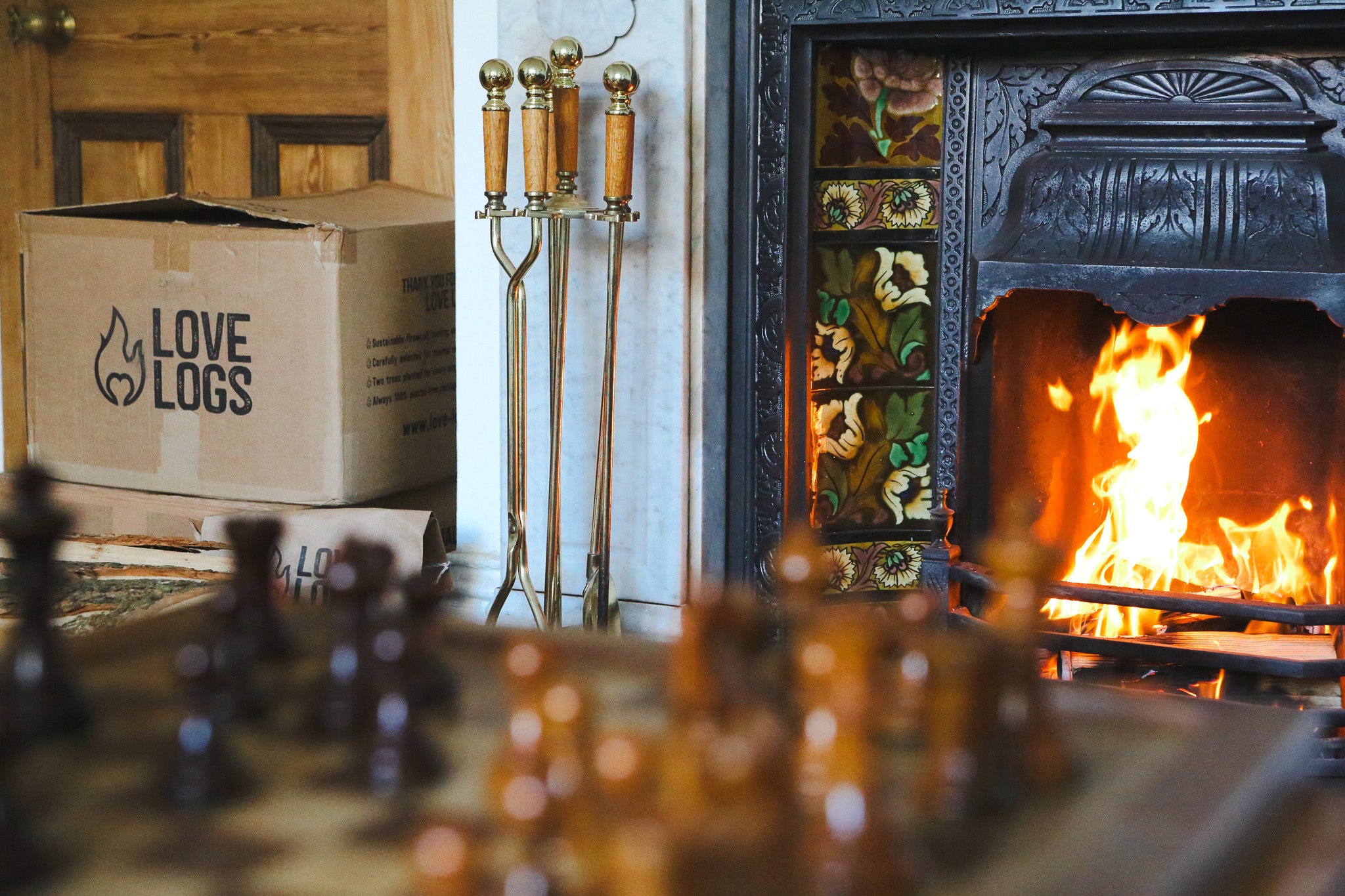 Open Fire Wood Bundle | Love Logs